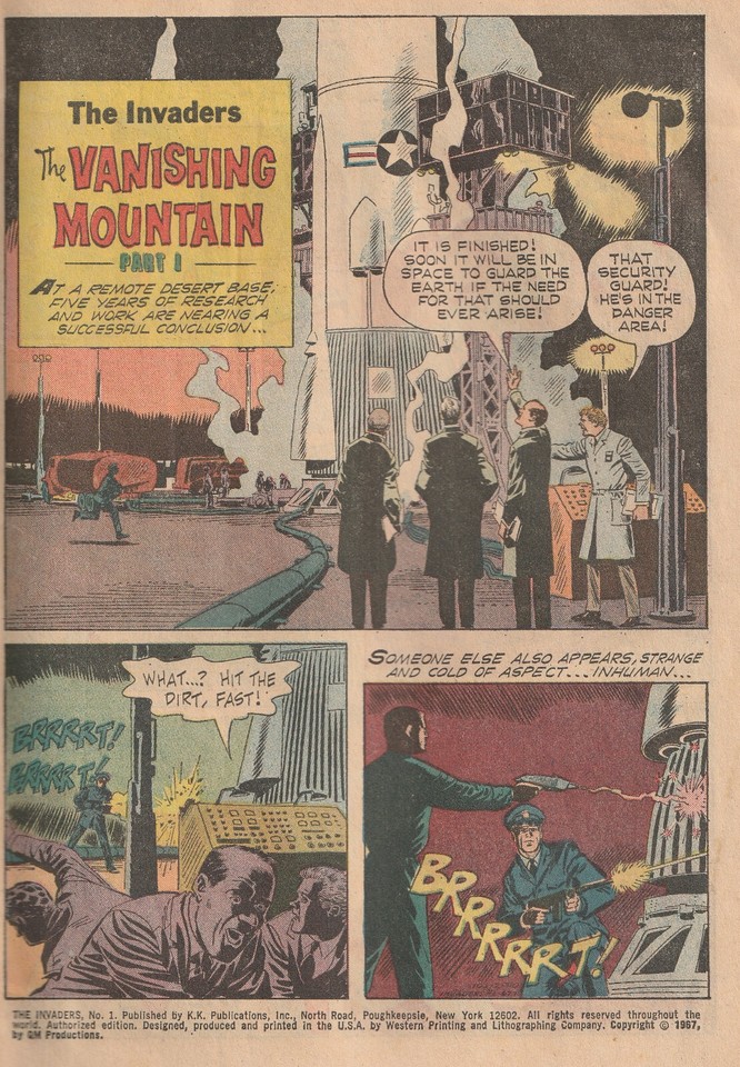 Classic TV Comic: The Invaders #1 - Gold Key 1967 | eBay