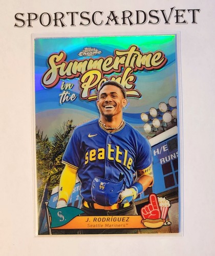 2024 Topps Chrome Julio Rodriguez Summertime In The Park Refractor ...