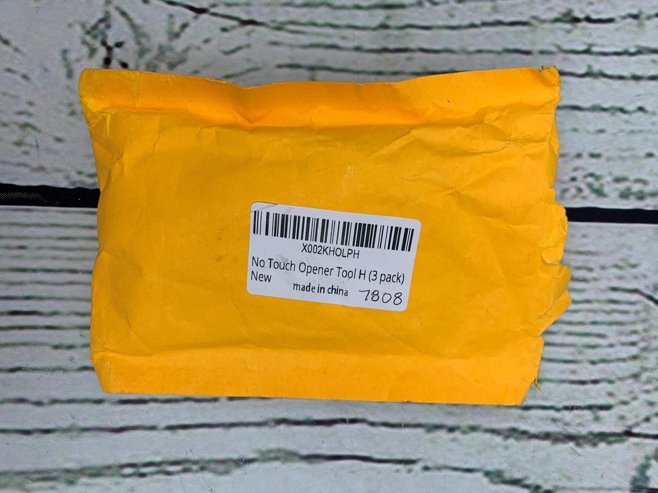 Brass Door Opener Keychain Tool Pack of 3 Touchless Germ Free ...