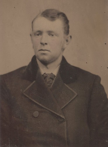 Vintage Antique Tintype Photo Scruffy Face Young Man in Fine Clothes ...