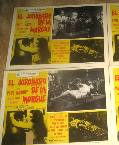 HUNCHBACK OF THE MORGUE '72 Paul Naschy gore classic ! FULL SET ! | eBay