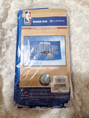 Orlando Magic 3x5 Banner Flag Black Basketball NBA Grommets FAST ...