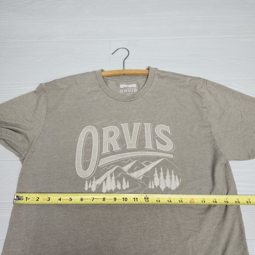 Orvis Gray Lightweight Logo Tshirt Size Large | eBay