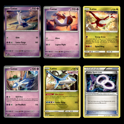 6x Latias Lot Latios Latios Spirit Link Pokemon Cards Collection Set ...