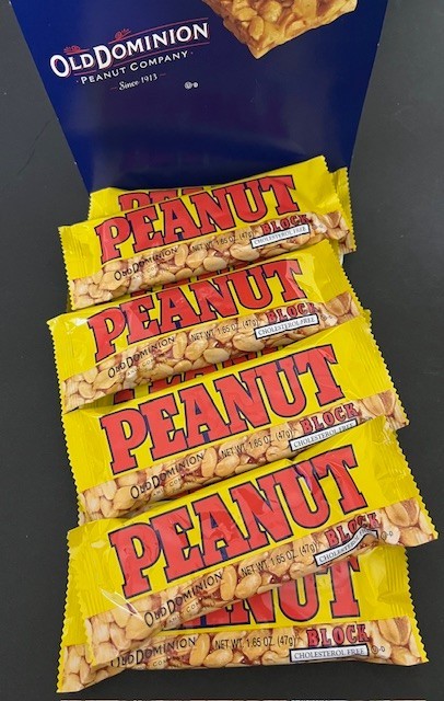Old Dominion/Mascot Peanut Block Bars - Classic Sweet & Salty Flavor ...
