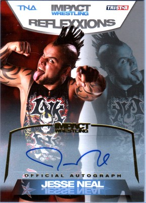 TNA Jesse Neal 2012 Reflexxions GOLD Authentic Autograph Card SN 7 of ...