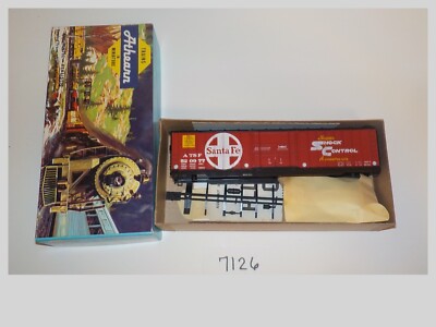 Athearn 1344 HO Scale Santa Fe OB 50' Plug Door Box Car ATSF #520977 ...