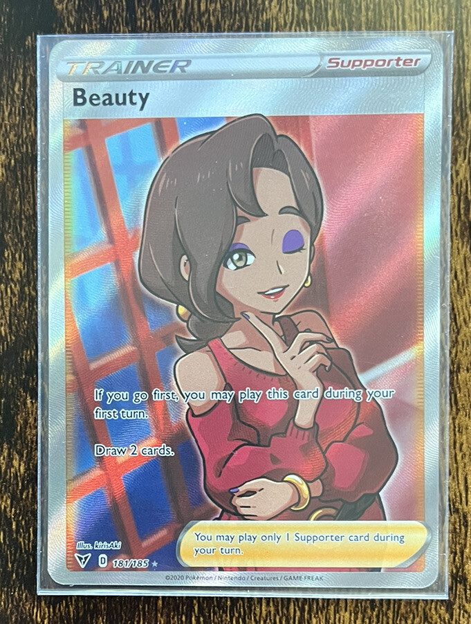 Beauty 181/185 Ultra Rare Vivid Voltage Full Art Pokemon TCG Card NM | eBay
