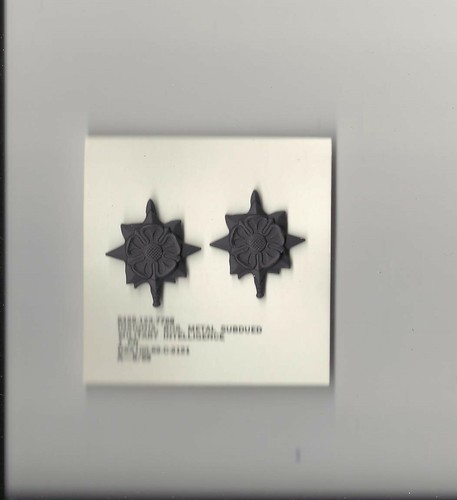 Combat black subdued Military Intelligence Badges Insignia Officers ...