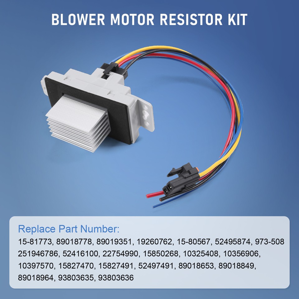 A/C Heater Blower Motor Resistor Module 19260762 For Chevrolet Tahoe ...