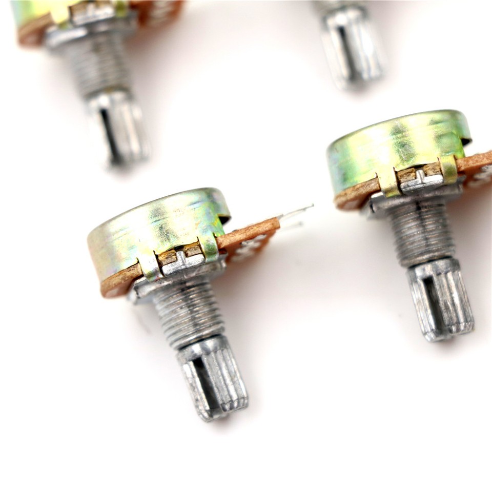 10x 100K Ohm Linear Taper Rotary Potentiometer Panel Pot B100K 15mm ...