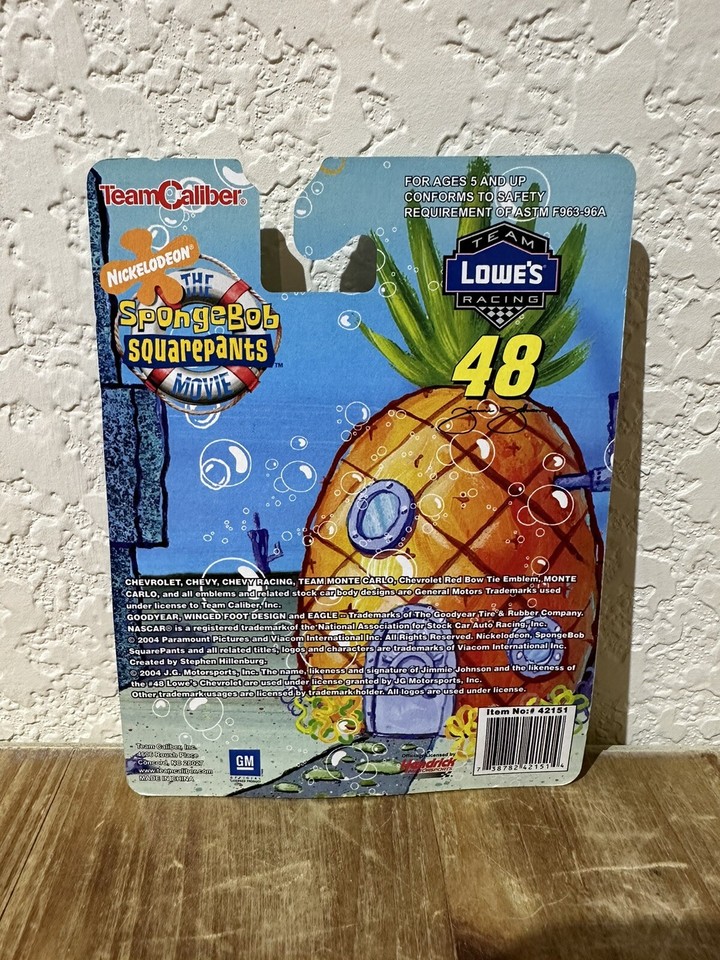 SpongeBob Squarepants Lowes Team Racing #48 Jimmie Johnson -SpongeBob ...