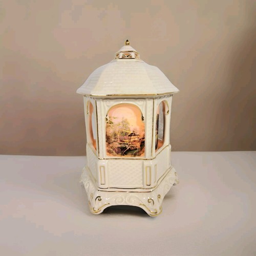 Thomas Kinkaid "Make A Wish Cottage" Gazebo Light Up Music Box-2005 ...