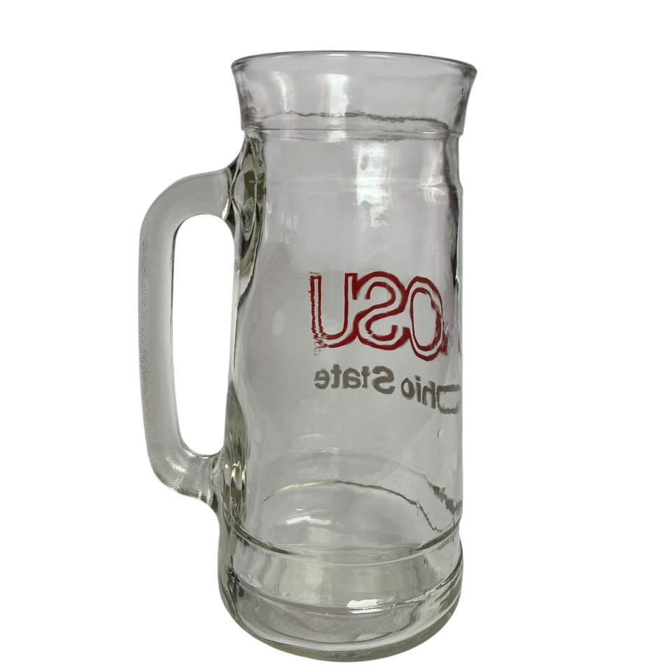 Ohio State University Glass Beer Mug Vintage 18+ oz (1) | eBay