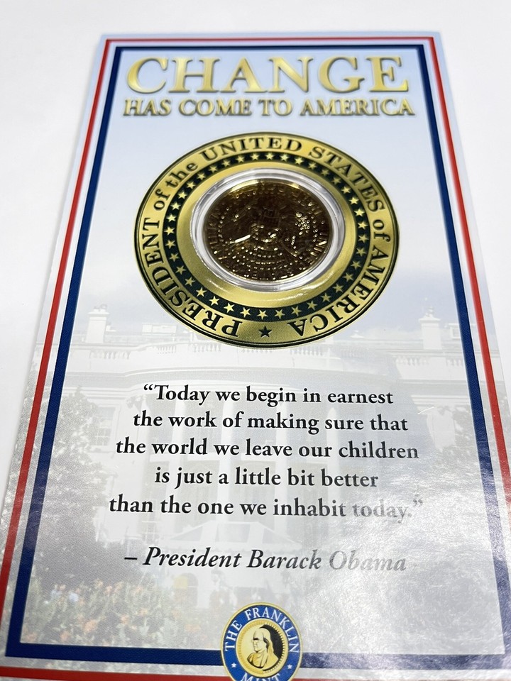 Barack Obama Presidential Coin US Half Dollar 24 Karat Gold - Limited ...
