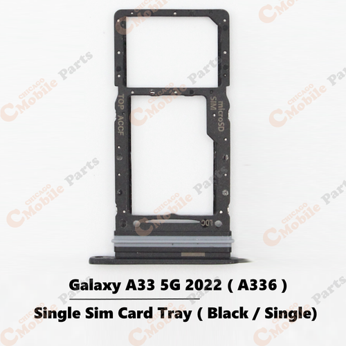 Galaxy A33 5G 2022 Single Sim Card Tray ( A336 / Black ) | eBay