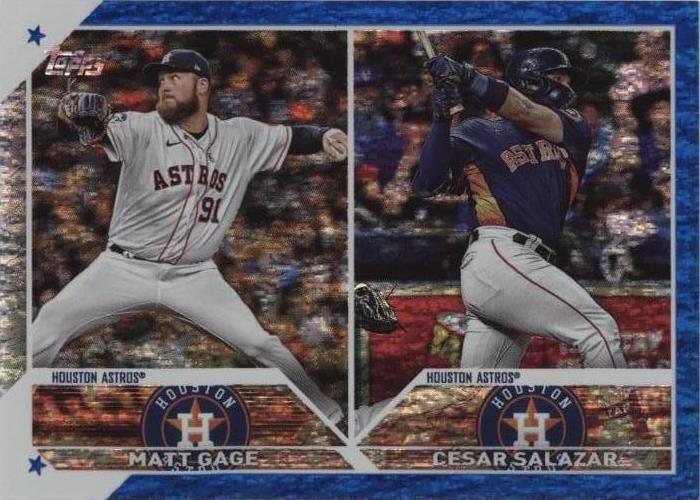 2023 Topps Update Series - Rookie Combos Matt Gage, Cesar Salazar # ...