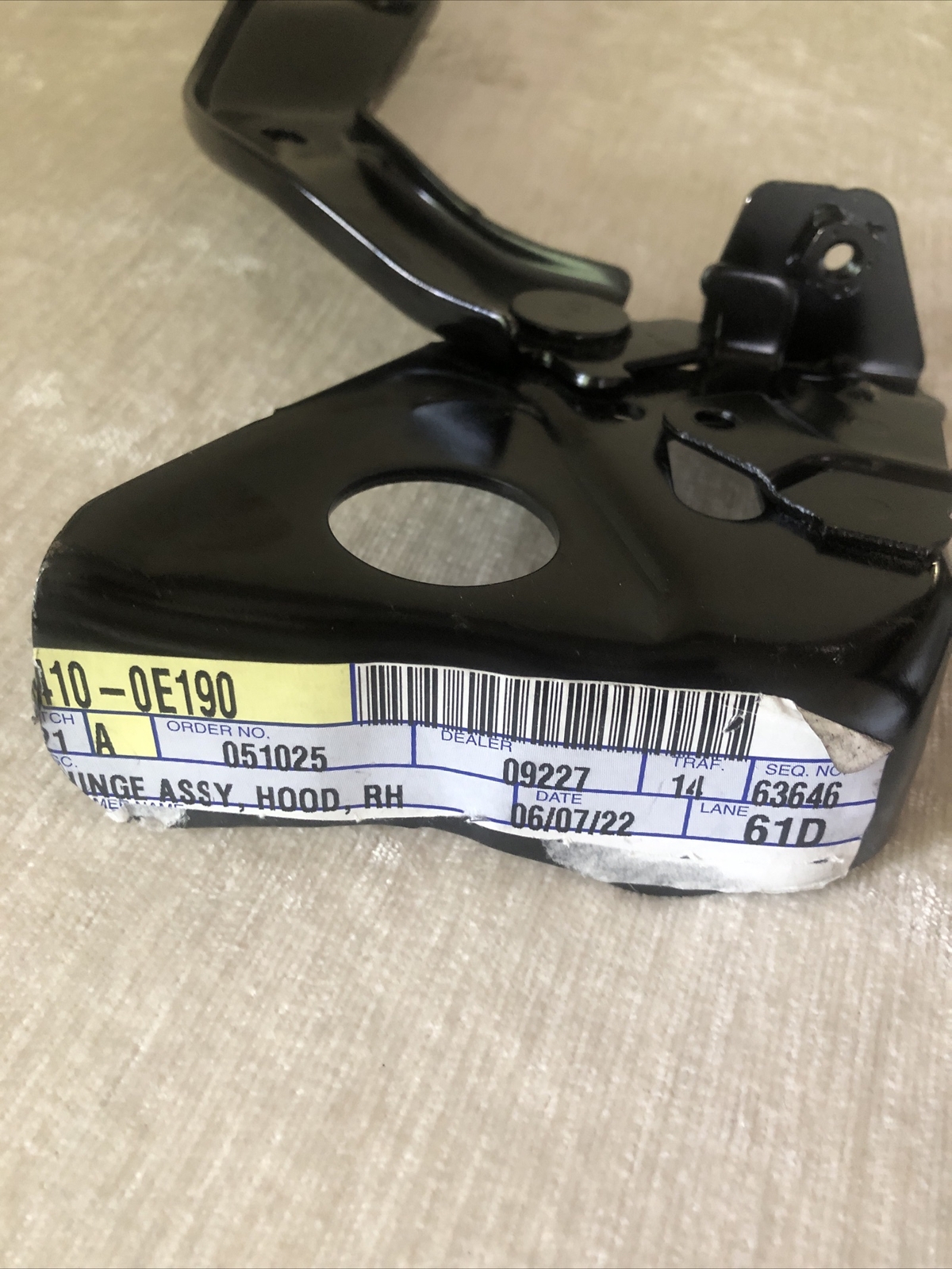 Genuine Toyota Hinge 53410-0E190 | eBay