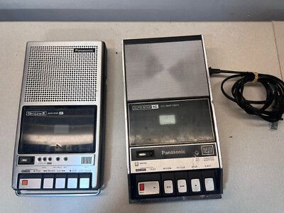 Lot Of 2 Panasonic Model RQ-413S & RQ-2785 Cassette Tape Recorder ...