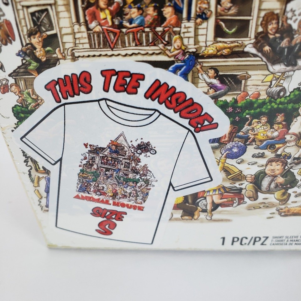 Animal House T-Shirt White S M L Tee Shirt ONLY Funko Home Video VHS ...