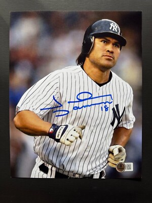 Johnny Damon Hot!! autographed signed Yankees Jeter 8x10 photo Beckett ...