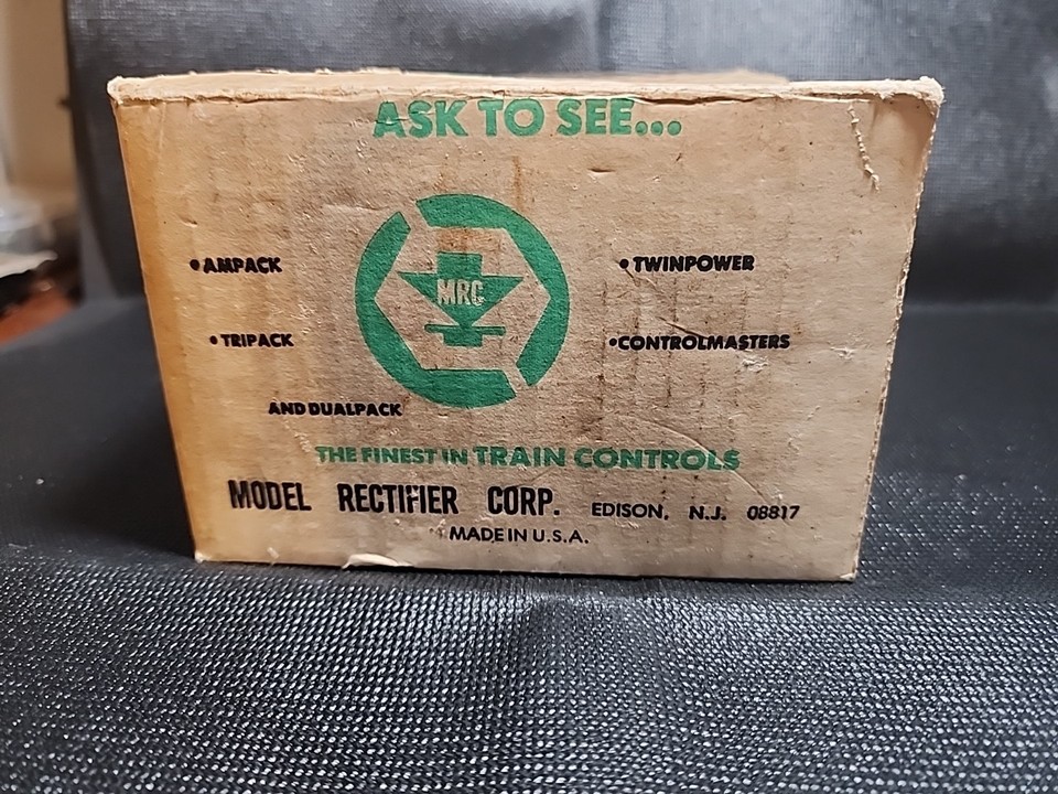 MRC Model 501 "N" Throttlepack- "N" Gauge Train Control. Never Used ...