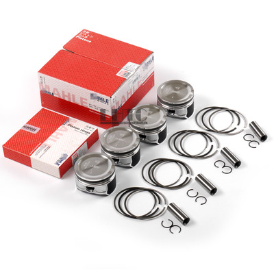 4x Engine Pistons & Rings 81mm STD Set For VW Jetta Beetle Golf GTI ...