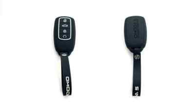 Genuine Chery Omoda 5 Silicone Remote Key Fob Case & Hanger - Black | eBay