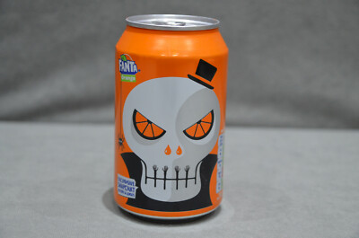 UK 330ml Fanta Orange Halloween Can 2018 Skull Made By Coca Cola New No ...