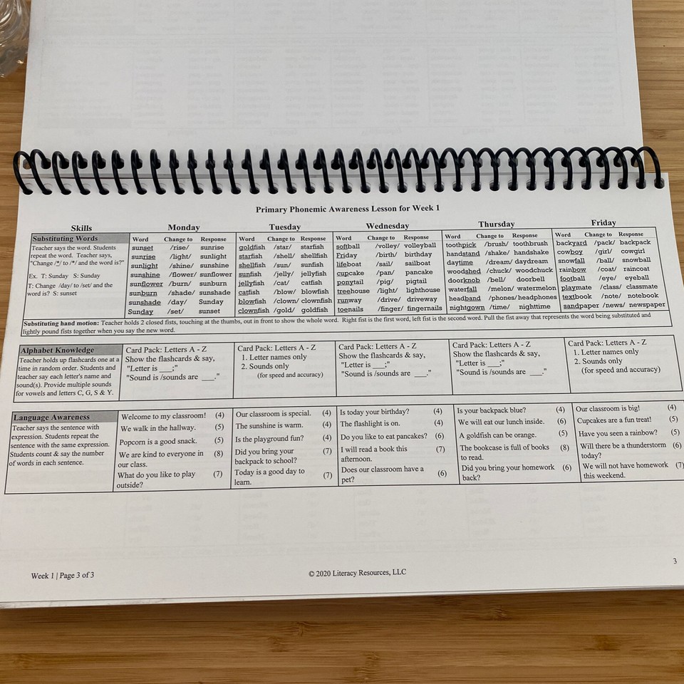 Heggerty Phonemic Awareness PRIMARY Curriculum 2020 Edition - VERY GOOD ...