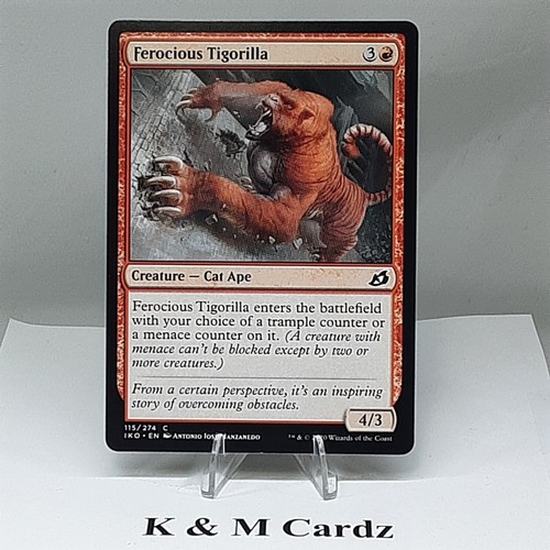 MTG - Ikoria: Lair of Behemoths - Ferocious Tigorilla - #115 | eBay