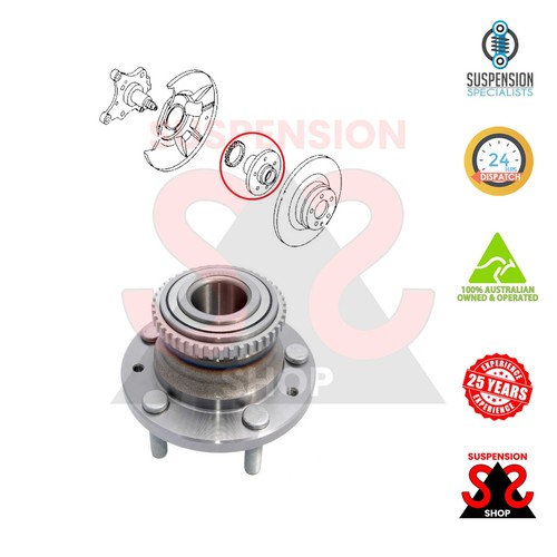 Rear Axle Wheel Hub Suit MAZDA 323 Astina 1.6 (BJ10M) 323 F VI ...