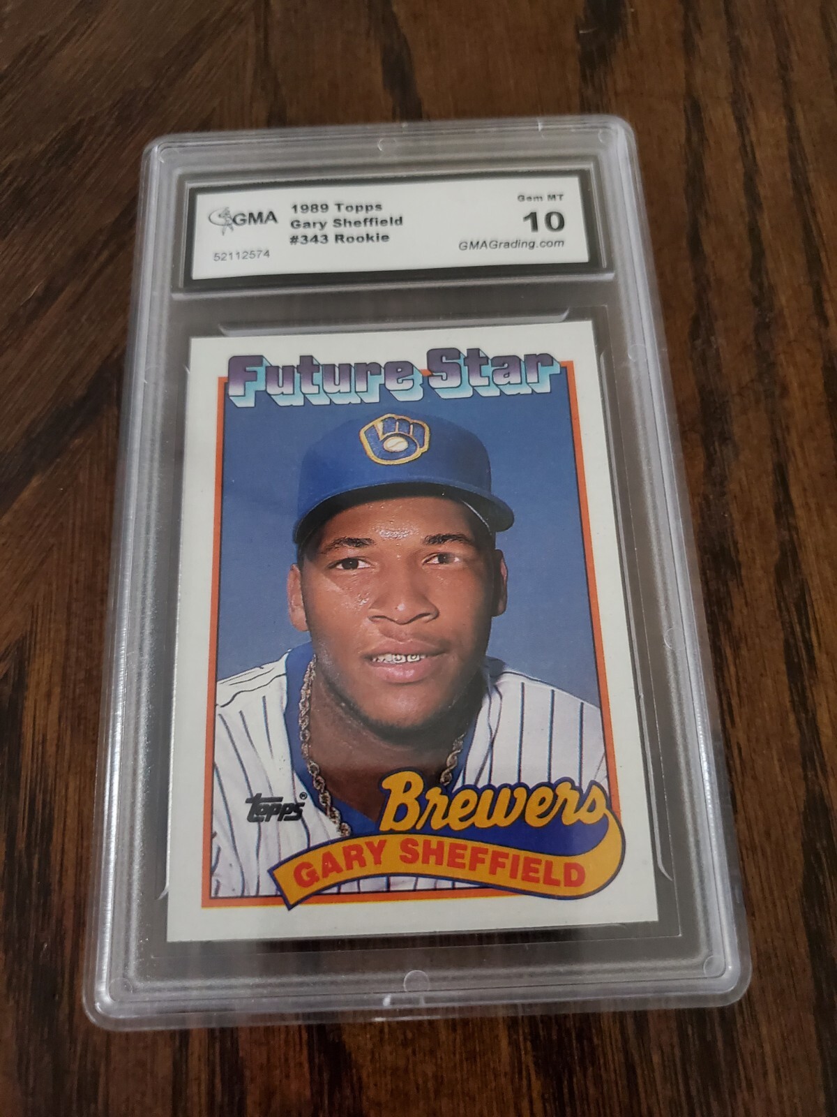 1989 topps Gary Sheffield #343 GMA Gem Mnt 10 💎 | eBay