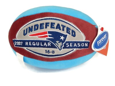TOM BRADY QB NEW ENGLAND PATRIOTS 2007 Perfect Regular Season Plush ...