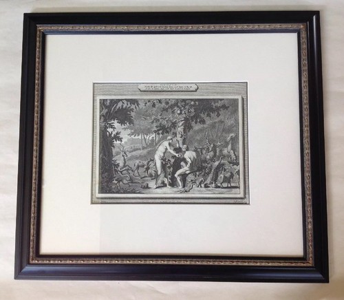 Pieter Mortier (Dutch 1661-1711) Engraving Adam Eve History Old & New ...