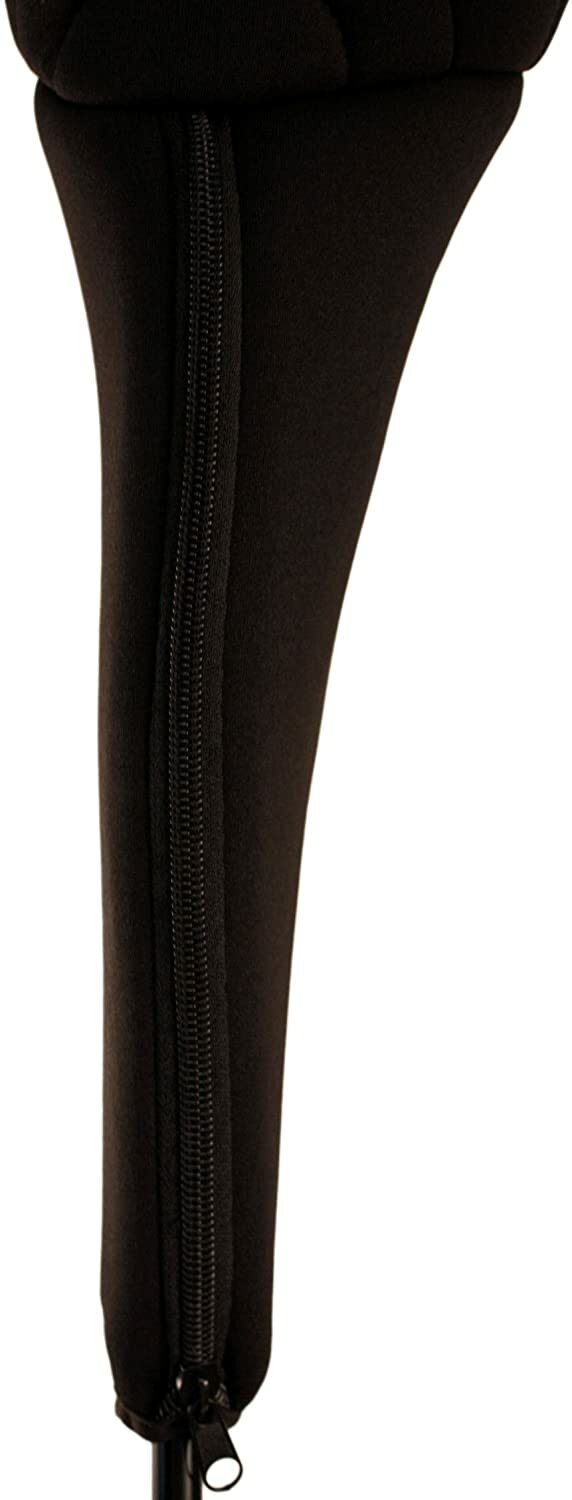 NEW BLACK LONG DRIVER 3 5 FAIRWAY WOOD GOLF CLUB ZIPPER HEADCOVER SET ...