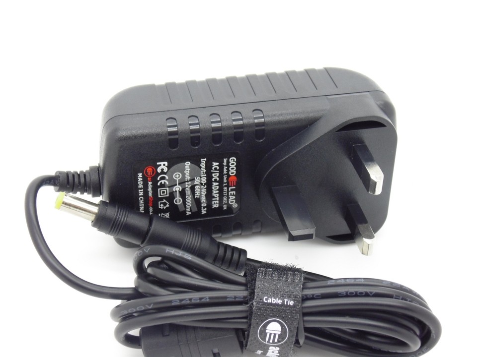 12V 2A Negative Polarity Replacement For ROLAND AC Adapter ACJ-230T ...