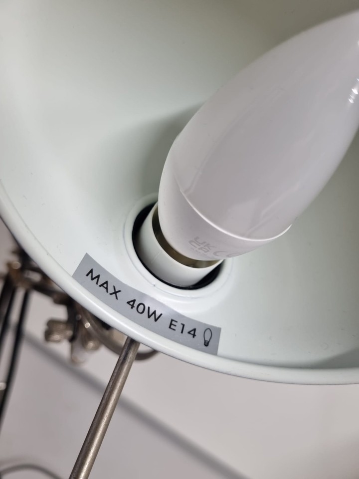 IKEA Forsa Desk Lamp Work Table Light Adjustable Arm Height Black Angle ...