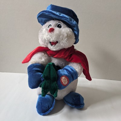 DANDEE INTERACTIVE PLUSH SNOWMAN SINGS Toe Tapping DANCES SNOWMAN Works ...