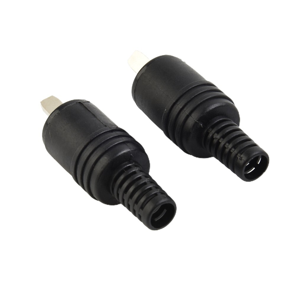Universal 2 Pin DIN HiFi Speaker Plug Cable Connector Easy Screw ...