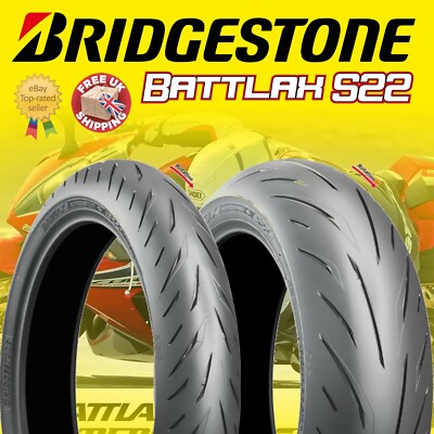 120/70-ZR17 & 180/55-ZR17 BRIDGESTONE S22 MOTORBIKE MOTORCYCLE TYRES ...