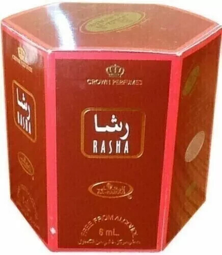 Attar By AL REHAB Rasha 6ml Pack of 6 For Men & Women Roll On Floral ...