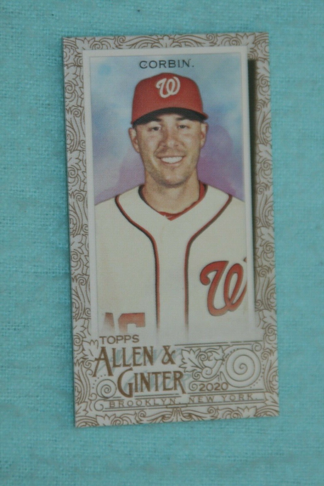 PATRICK CORBIN 2020 ALLEN & GINTER GOLD BORDER MINI #142 WASHINGTON ...