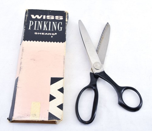 Wiss CB7 Pinking Shears Scissors 7.5 Inches Made in USA Damaged Box No ...