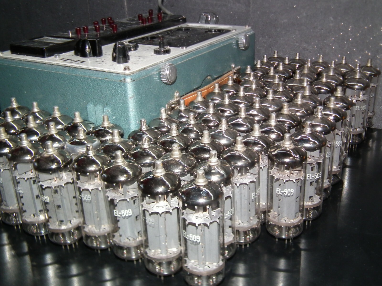 EL509 EL519 6KG6 EI Yugoslavia Philips Triple Mica NOS PLATINUM QUAD ...