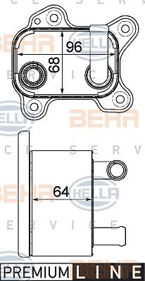 NEW GENUINE Mahle OIL COOLER FOR ENGINE OIL | eBay