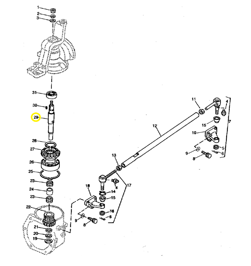 4WD SPINDLE ASSEMBLY FITS YANMAR YM195D,240D,226D,250D,276D & MORE ...