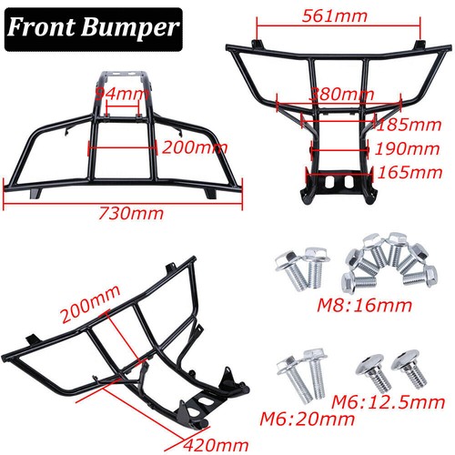 Front Rack Carrier & Bumper Set For Honda TRX250TE TRX250TM Recon 250 ...