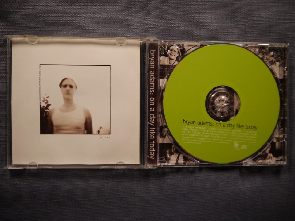 BRYAN ADAMS - On a Day Like Today CD (1998) A&M RECORDS 731454101424 | eBay