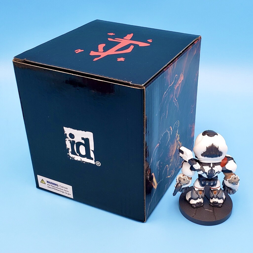 Doom Eternal Doomguy White Astro Skin Mark of The Slayer Mini Figure ...